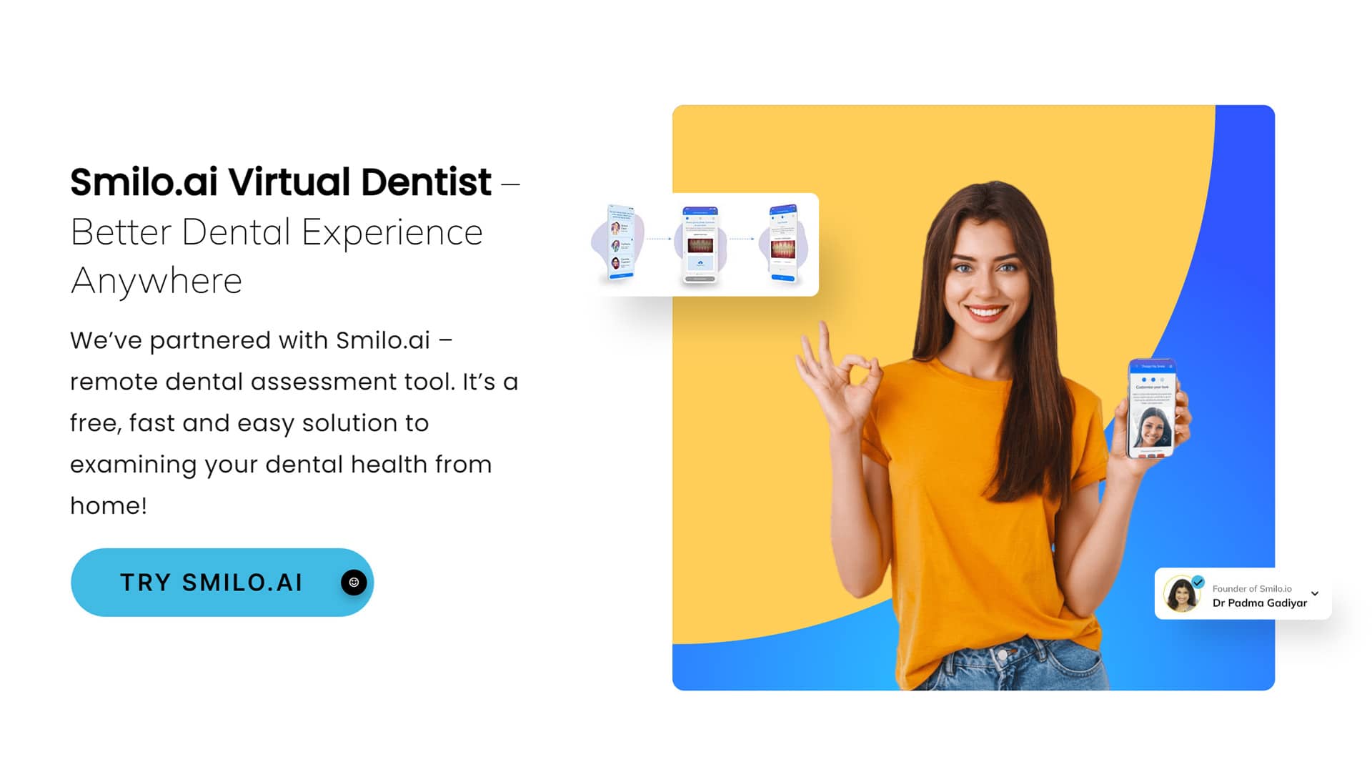 Smilo.ai Virtual Dentist - Better Dental Experience Anywhere